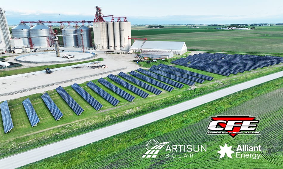 CFE Solar Project in Ocheyedan - Cooperative Farmers Elevator